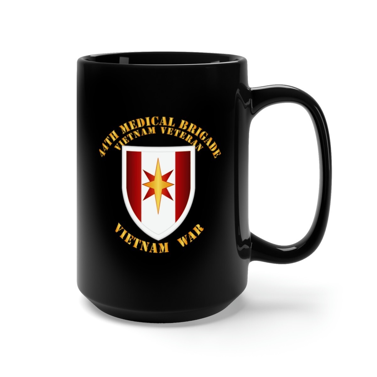 Black Mug 15oz - Army - 44th Medical Bde - Vietnam Vet | eBay