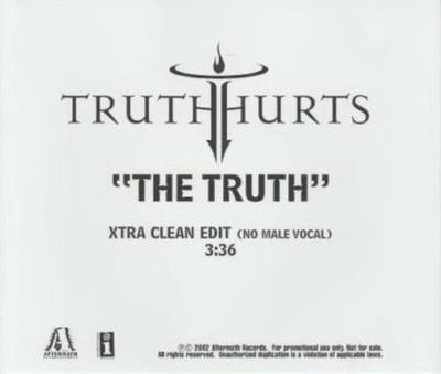 Truth Hurts: The Truth PROMO MUSIC AUDIO CD Xtra Clean Edit No Male ...