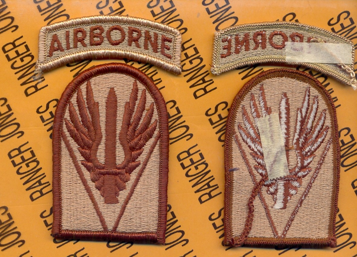 US Army Joint Readiness Training Center Airborne JRTC desert DCU patch ...
