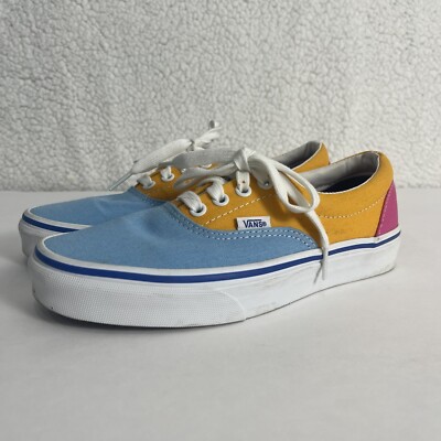 Vans Unisex Skate Shoes Multicolor 721356 Lace Up Low Top Men's 6.0 ...