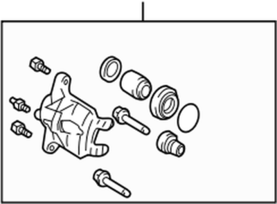 47750-20510 Toyota Cylinder assy, disc brake, lh 4775020510, New ...
