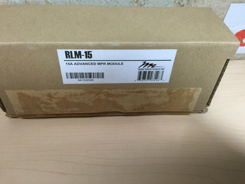 Middle Atlantic RLM-15-15A Stand-Alone Module~NEW | eBay