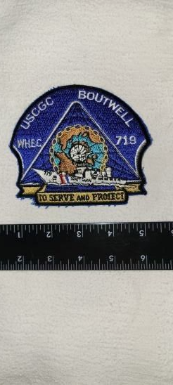 US COAST GUARD / USCG CUTTER BOUTWELL WHEC-719 EMBROIDERED PATCH - VERY ...