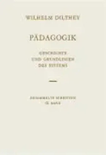 Wilhelm Dilthey | Pädagogik | Buch | Deutsch (1986) | VII | EAN ...