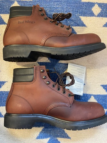 Red Wing Supersole Safety Toe Boots 2245, Mens 10B, Made in USA | eBay