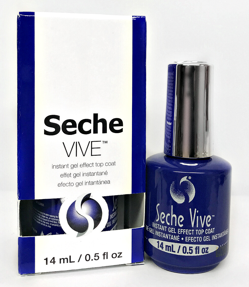 Seche VIVE Instant Gel Effect Nail Top Coat 0.5oz/14ml | eBay
