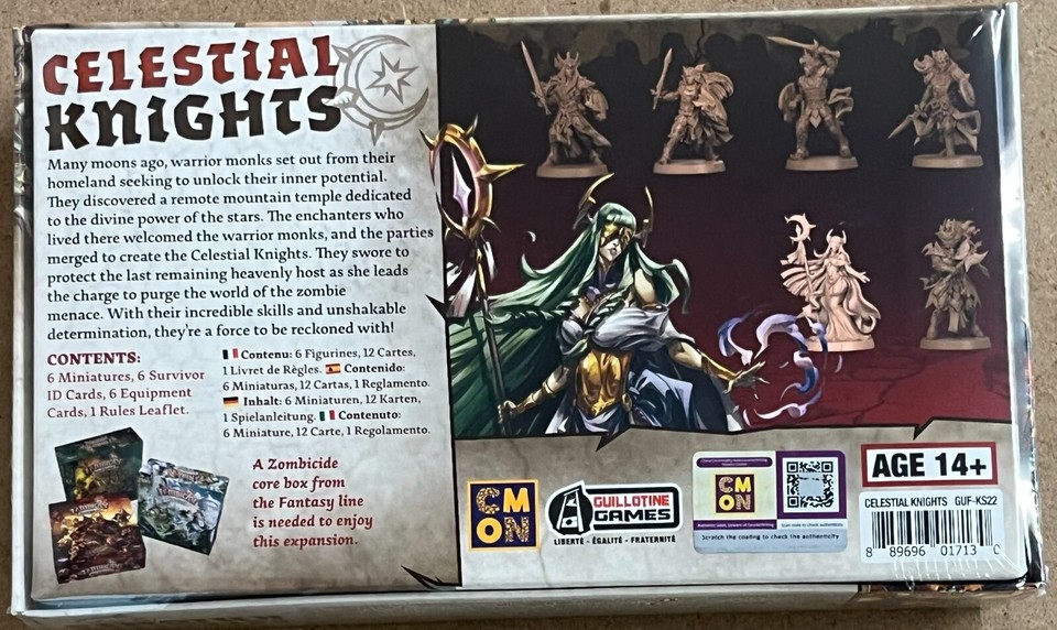 Celestial Knights (Kickstarter) Zombicide: White Death Green Horde Black Plague | eBay