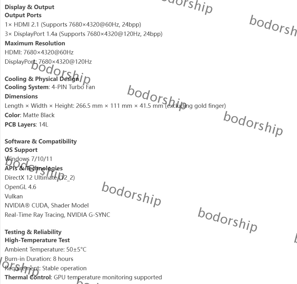 OEM RTX 4090 D 48GB Founders Edition Dual width GPU Graphics Card ...