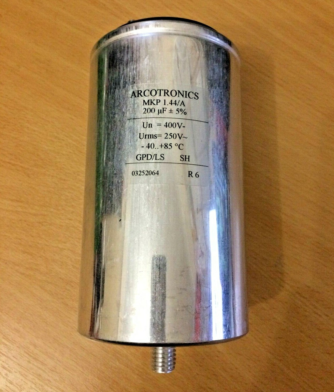 Arcotronics MKP 1.44/A 200uF +/-5% 400V Capacitor Aluminium Case | eBay