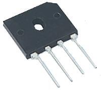 DIODE, BRIDGE RECT, 1-PH, 400V, 10A, SIP, Bridge Rectifier Diodes ...