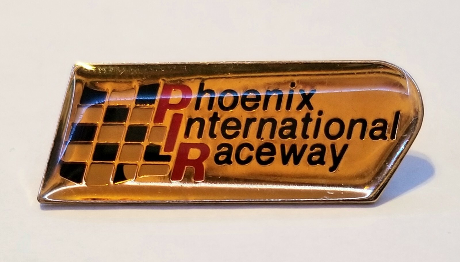 Vtg INDY NASCAR Phoenix International Raceway PIR Metal Poly Coated Pin ...