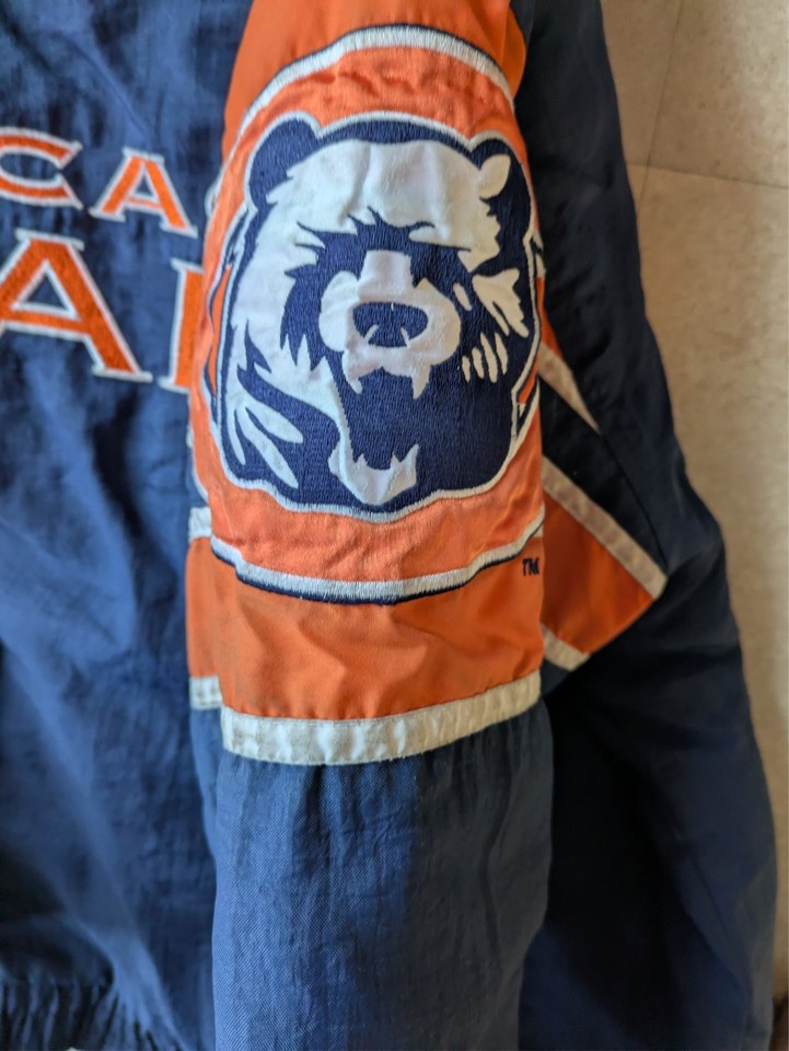 Vintage Pro Line Chicago Bears Jacket 1990's Authentic Proline Sz Large ...