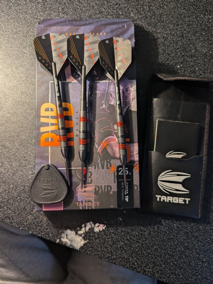Raymond van Barneveld RVB Black Addition Darts 25 G | eBay UK