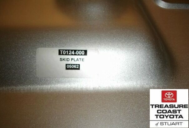 2005-2015 Toyota Tacoma PreRunner and 4x4 Skid Plate Genuine OEM Pt212 ...