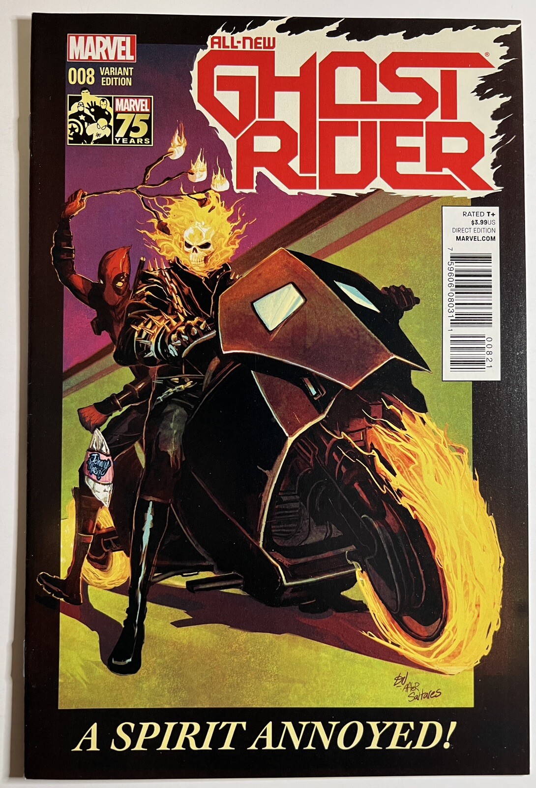 Ghost Rider Vs Deadpool Comic