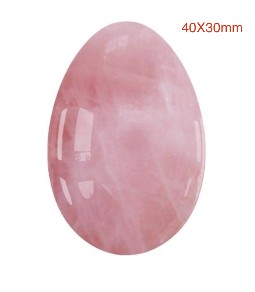 Yoni Eggs Undrilled Quartz Egg Pelvic Floor Kegel Exercise Massage ...