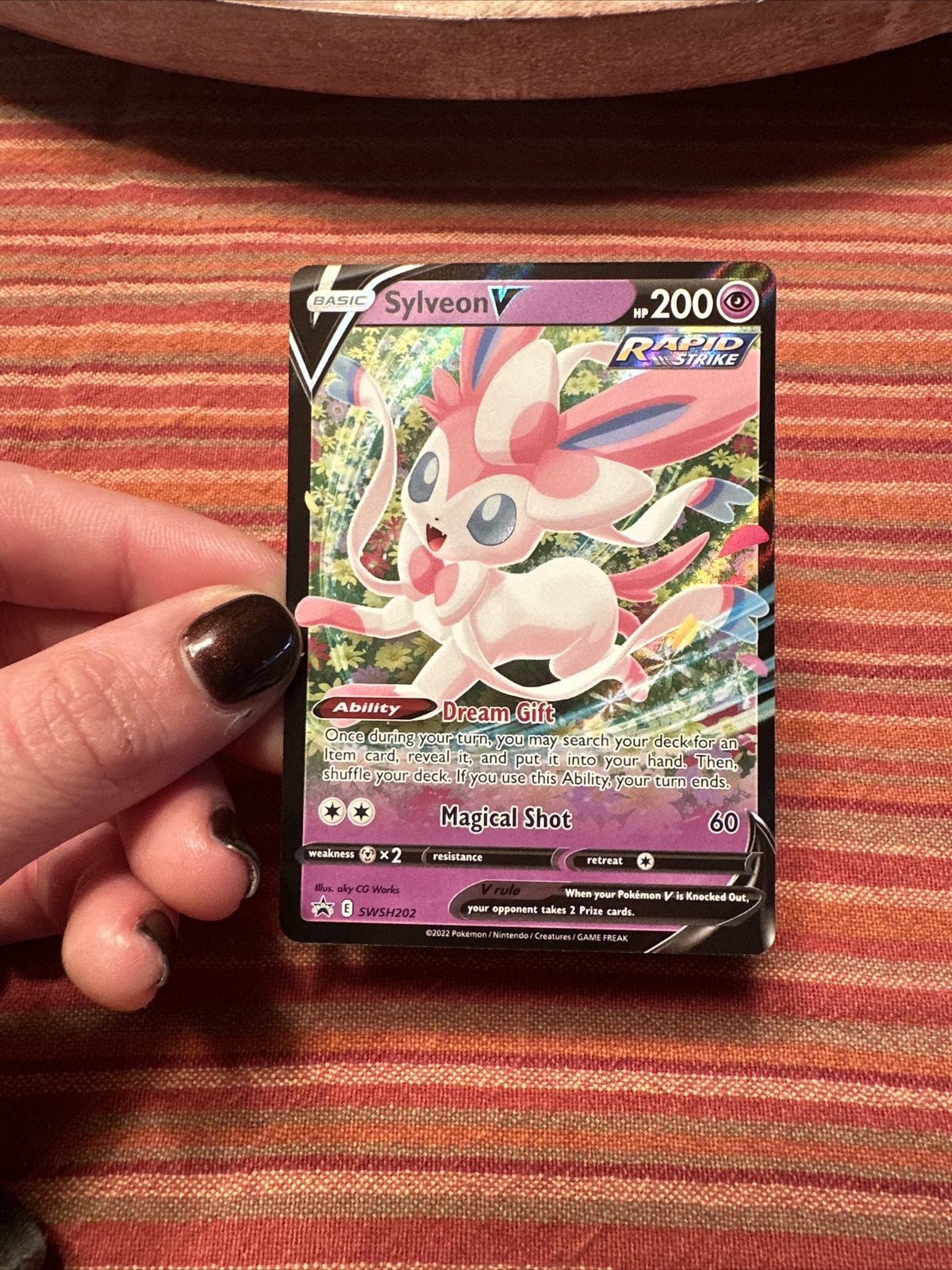 Sylveon V SWSH202 Black Star Promo Pokemon TCG NM Ultra Rare Holo | eBay