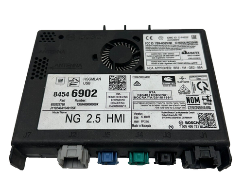 OEM Cadillac GMC Chevrolet Buick NG 2.5 HMI Control Module 84546902 | eBay