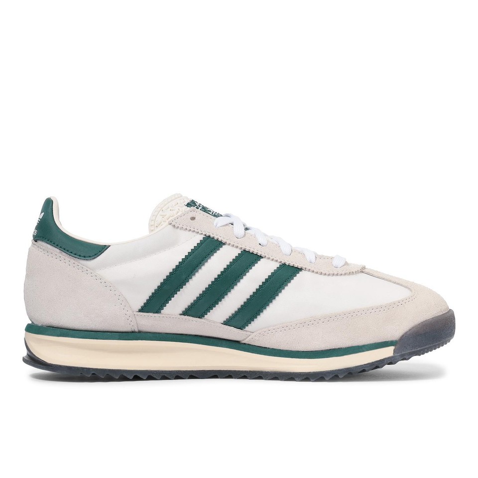 adidas Originals SL 72 RS Cloud White College Green JH5646 Men's Size ...