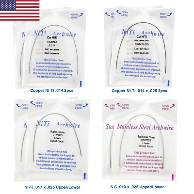 Ormco DAMON Q Orthodontic Copper Niti Arch Wire Kit For Self Ligating ...