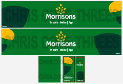 Code 3 Adhesive Vinyl Trailer Decal - Morrisons - 1/50 1/76 1/148 1/87 ...