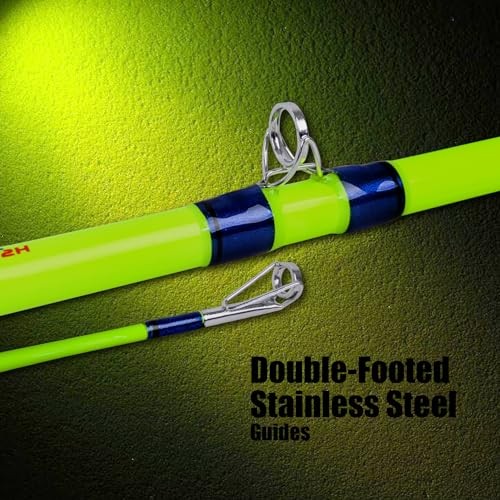 Catfish Fishing Rods, 1 Piece/2 Piece Catfishing Pole, Medium Heavy ...
