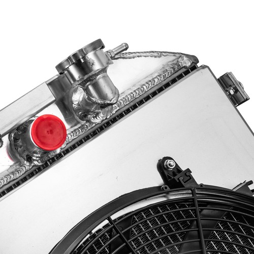 4-Row Radiator Shroud Fan For 1933-1935 Ford Model A 2.2L Chevy V8 ...