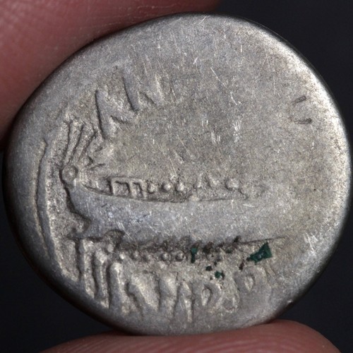 Mark Antony Denarius Ancient Roman Republic Silver Coin Legion LEG 32BC ...