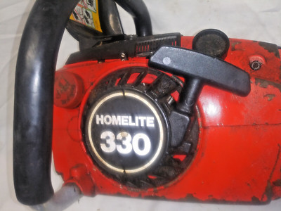 HOMELITE CHAINSAW, MODEL 330, SERIAL# 10592, NICE PROJECT SAW! | eBay