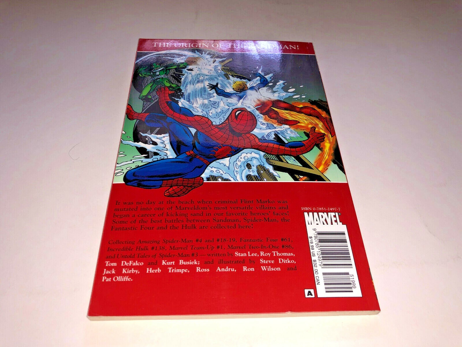 Spider-Man Saga of the Sandman TPB Marvel 2007 Stan Lee Defalco Steve ...
