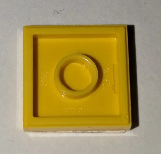 LEGO 2x2 Yellow Tile With Black # 3 NUMBER THREE Pattern Part Piece HTF ...