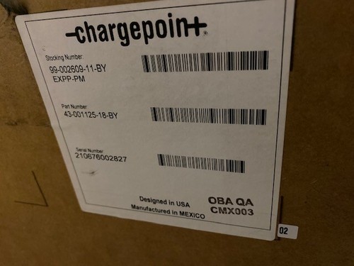 ChargePoint Express 250 EV Charger Power Module - Model EXPP-PM-31.2 A ...