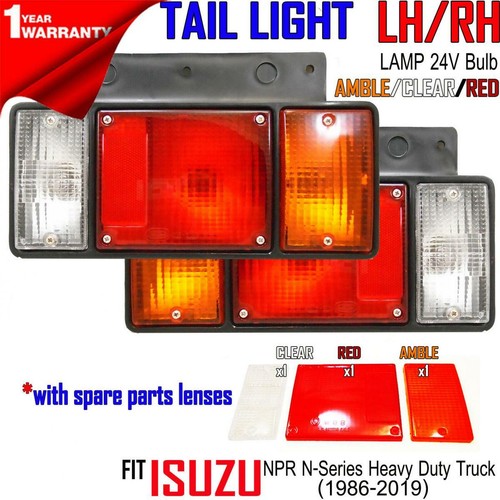 ISUZU NPR ELF HD CAB CHASSIS TRUCK UNIVERSAL;1986-2019 18 TAIL LIGHTS ...