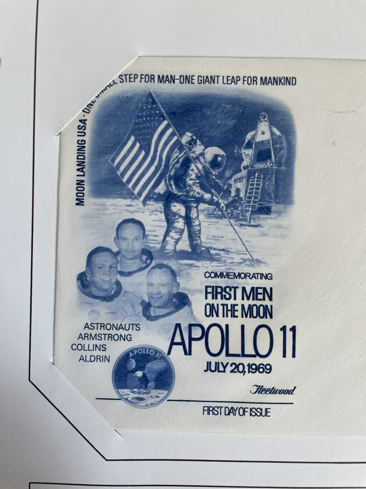 1969 FIRST MEN ON THE MOON APOLLO 11 1st Day Of Issue Stamped Envelopes ...