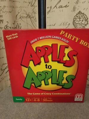 Apples to Apples board game (Party Box Size) NEW Open Box | eBay