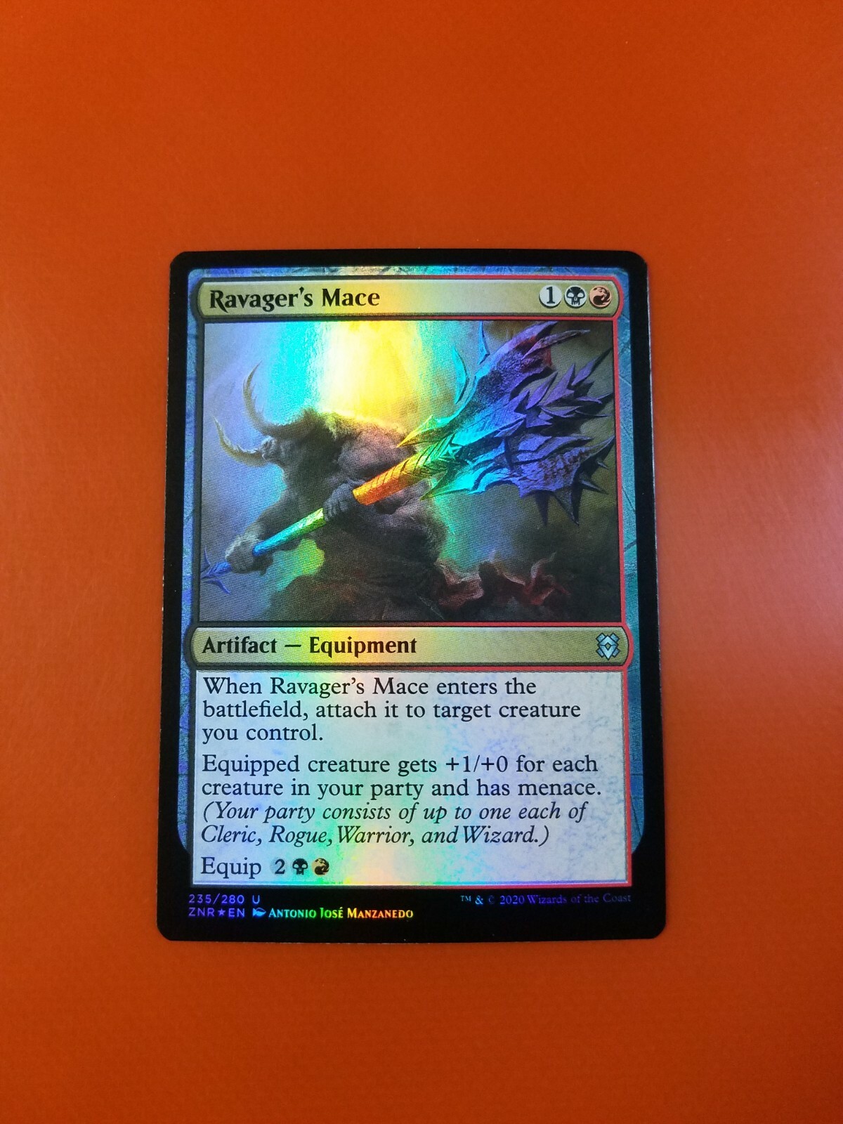 1x Ravager's Mace | FOIL | Zendikar Rising | MTG Magic Cards | eBay