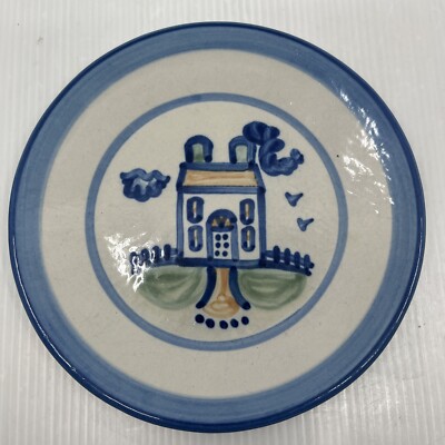 Vintage Mary Hadley Art Pottery Hand Painted 7.5” Salad Plate Farm ...