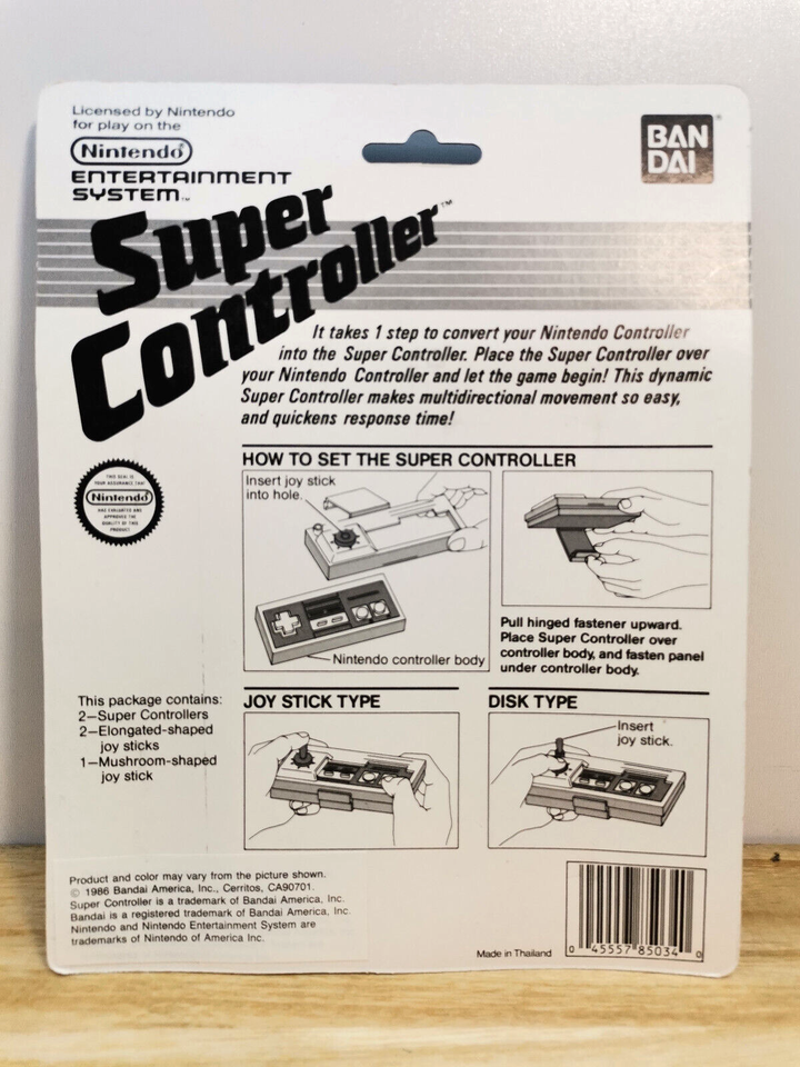 Accessories - NES Super Controller - Bandai - (NEW) 10357200 | eBay