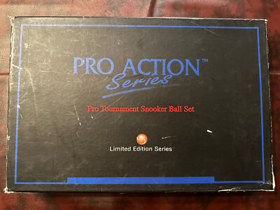 Pro Action Series Pro Tournament Snooker Ball Set Limited Edition ...