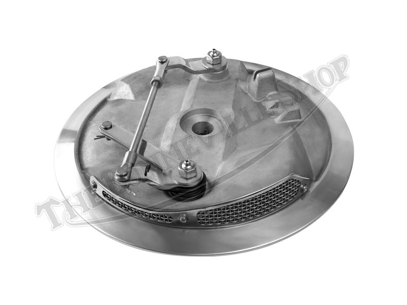 Triumph BSA 650 750 8" TLS Front Brake Plate Assembly with Stainless ...