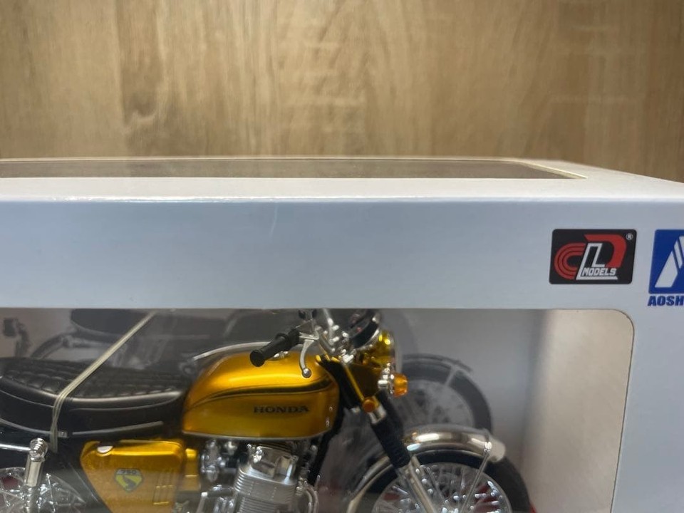 Aoshima 1/12 Honda CB750 FOUR K0 Candy Gold Motorcycle Diecast Model 7 ...