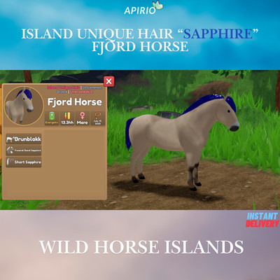 Wild Horse Islands 💙 IUH Sapphire Fjord Horse💙 | eBay