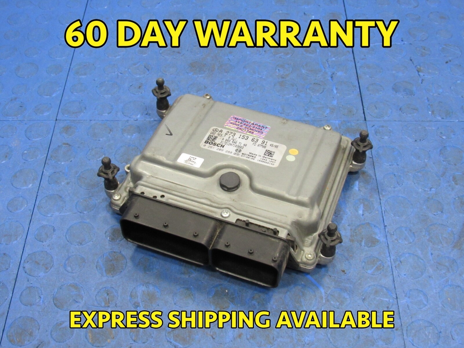 08 Mercedes GL Class ECU ECM PCM Engine Computer UNLOCKED 273 153 63 91 1789 | eBay