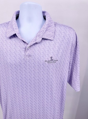 Anderson Ord Men's XL Palmer Legends Club Golf Polo Shirt Purple Floral ...