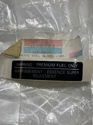 Fuel Decal - SKI-DOO NOS | eBay