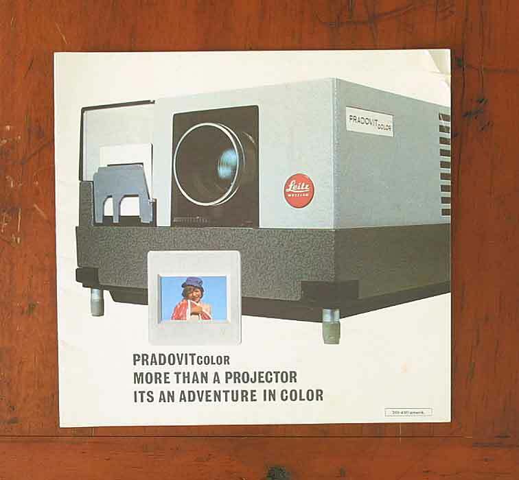 LEITZ PRADOVIT COLOR SALES BROCHURE/34154 | eBay