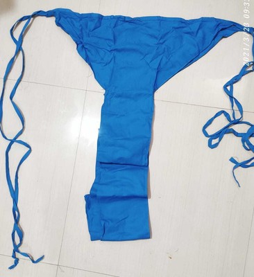 NEW 1 PIECE PURE COTTON BLUE LANGOTA / LANGOTI MEN/WOMEN TRADITIONAL ...