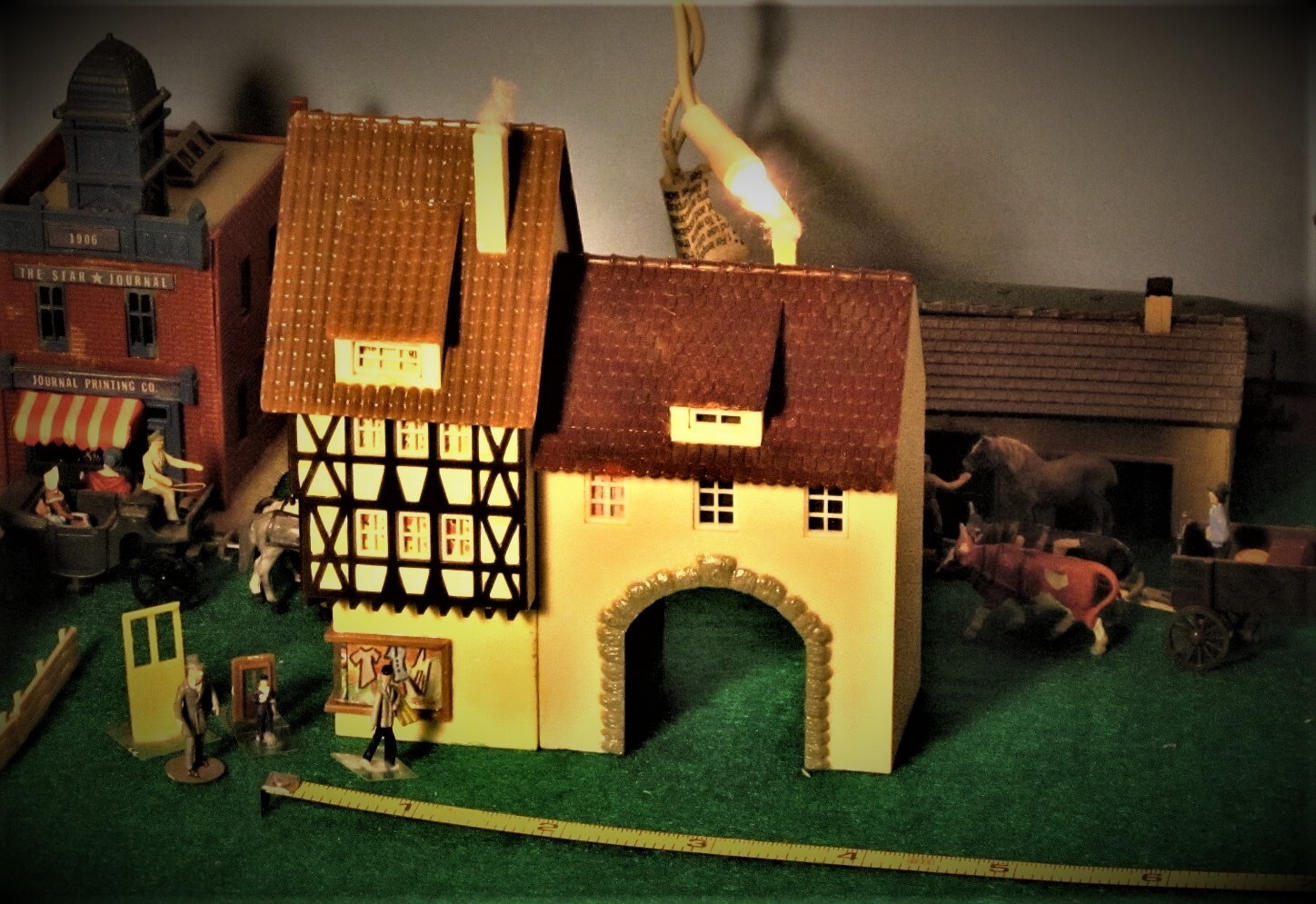 TT (N) 1:120 Scale Building Faller German Archway & Timbered Shop Lot ...