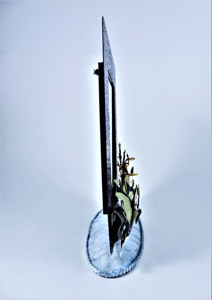 Tin Photo Frame St. Nicholas Square Winter Theme For 4X6 Picture ...