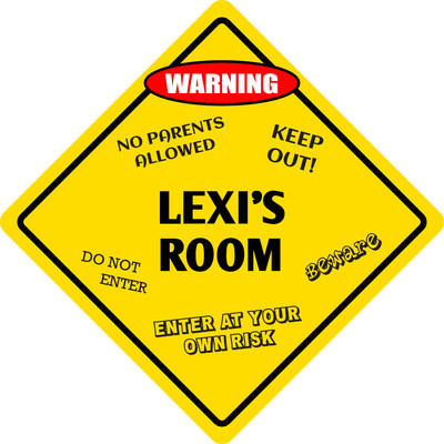 *Aluminum* Lexi's Room Kids Room Door Metal Novelty Sign | eBay